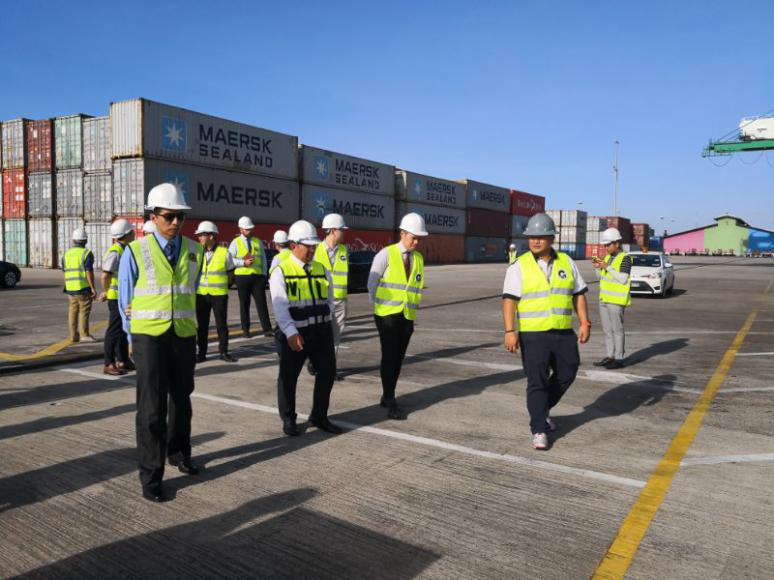 Site Visit by the Permanent Secretary of the Ministry of Transport and ...